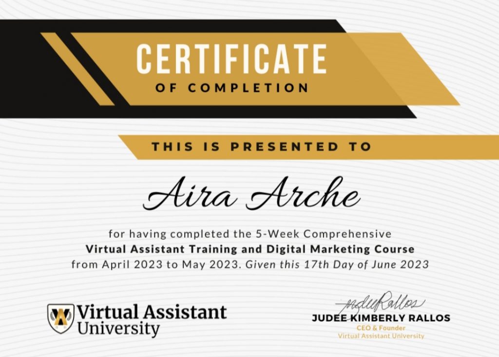 Aira Arche – Virtualasting